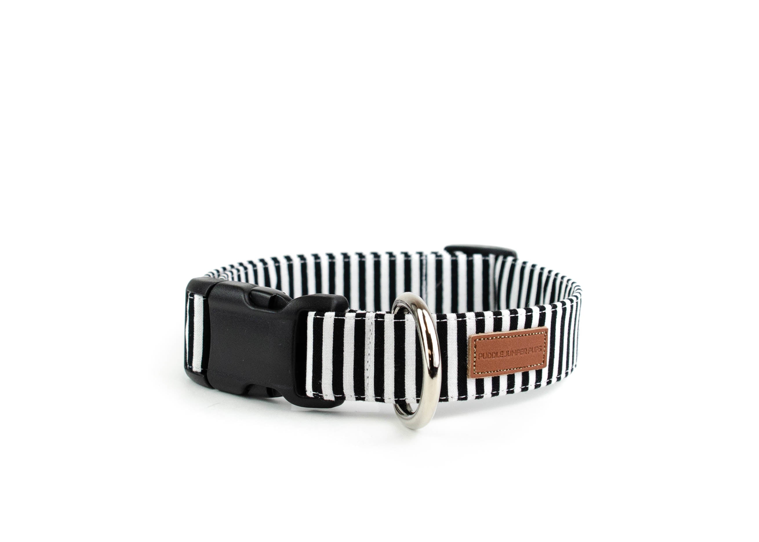 Licorice Stripe Dog Collar – PuddleJumperPups