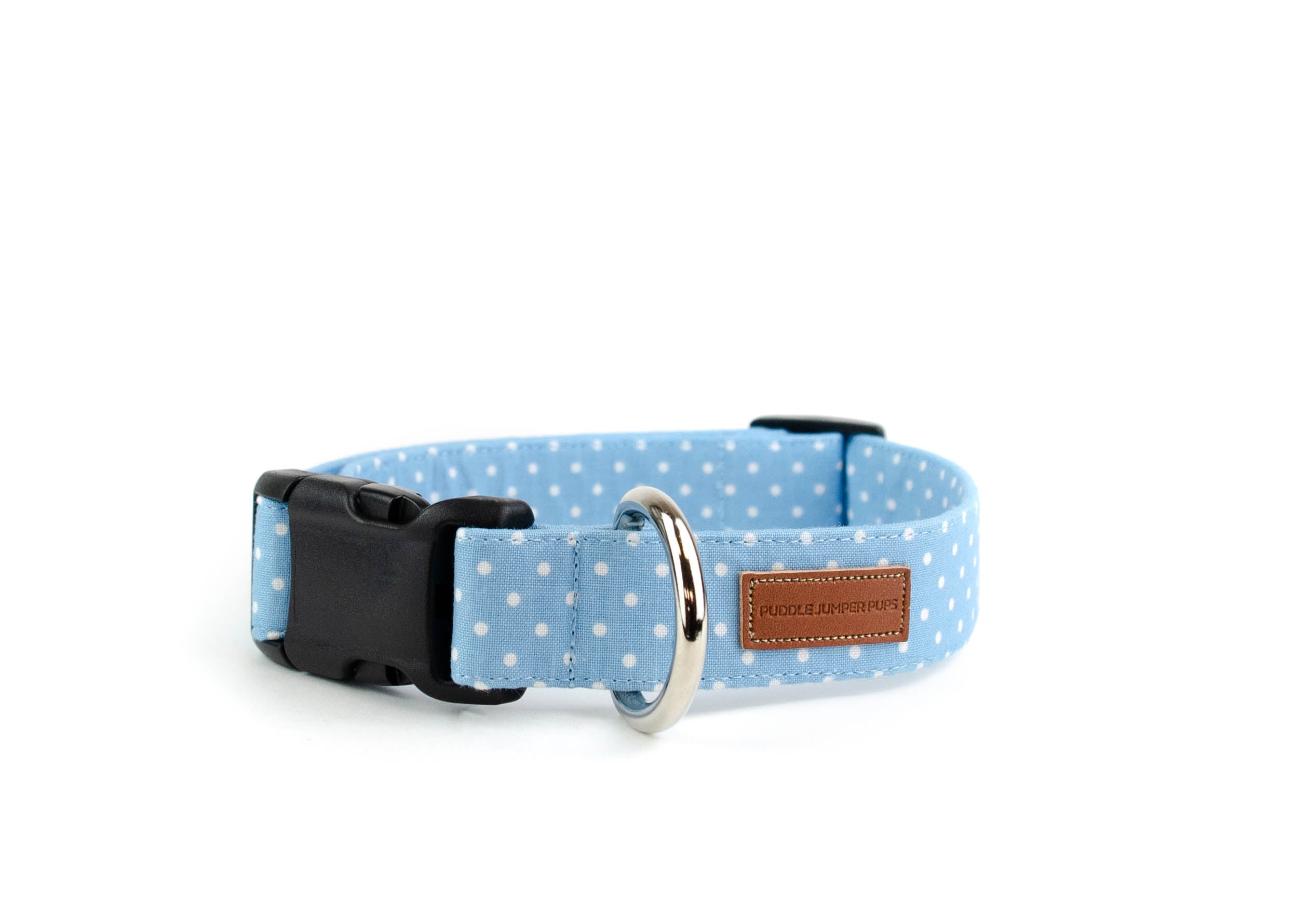 The Periwinkle Polka Dot Collar – PuddleJumperPups