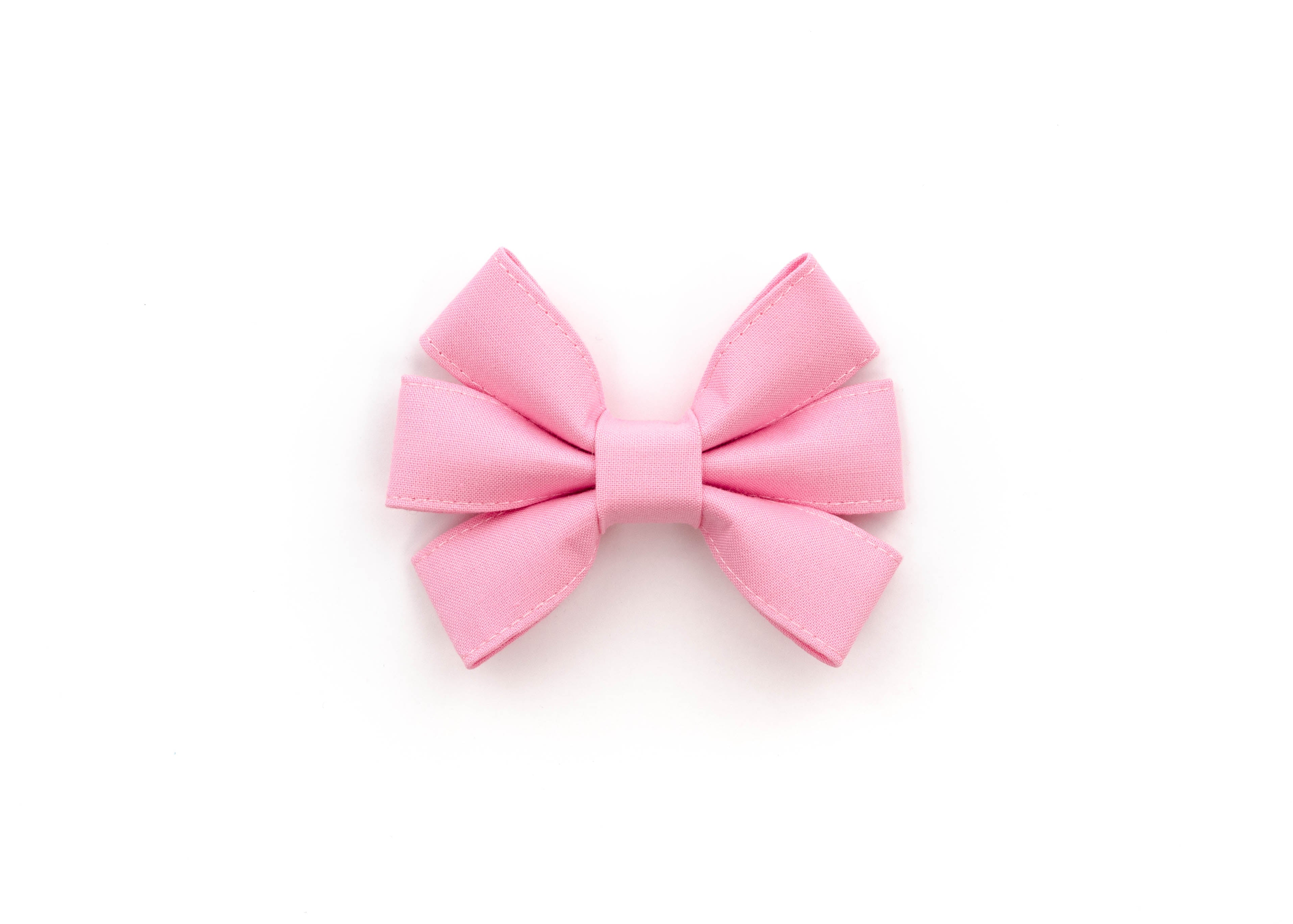 Light Pink Girly Bow – PuddleJumperPups