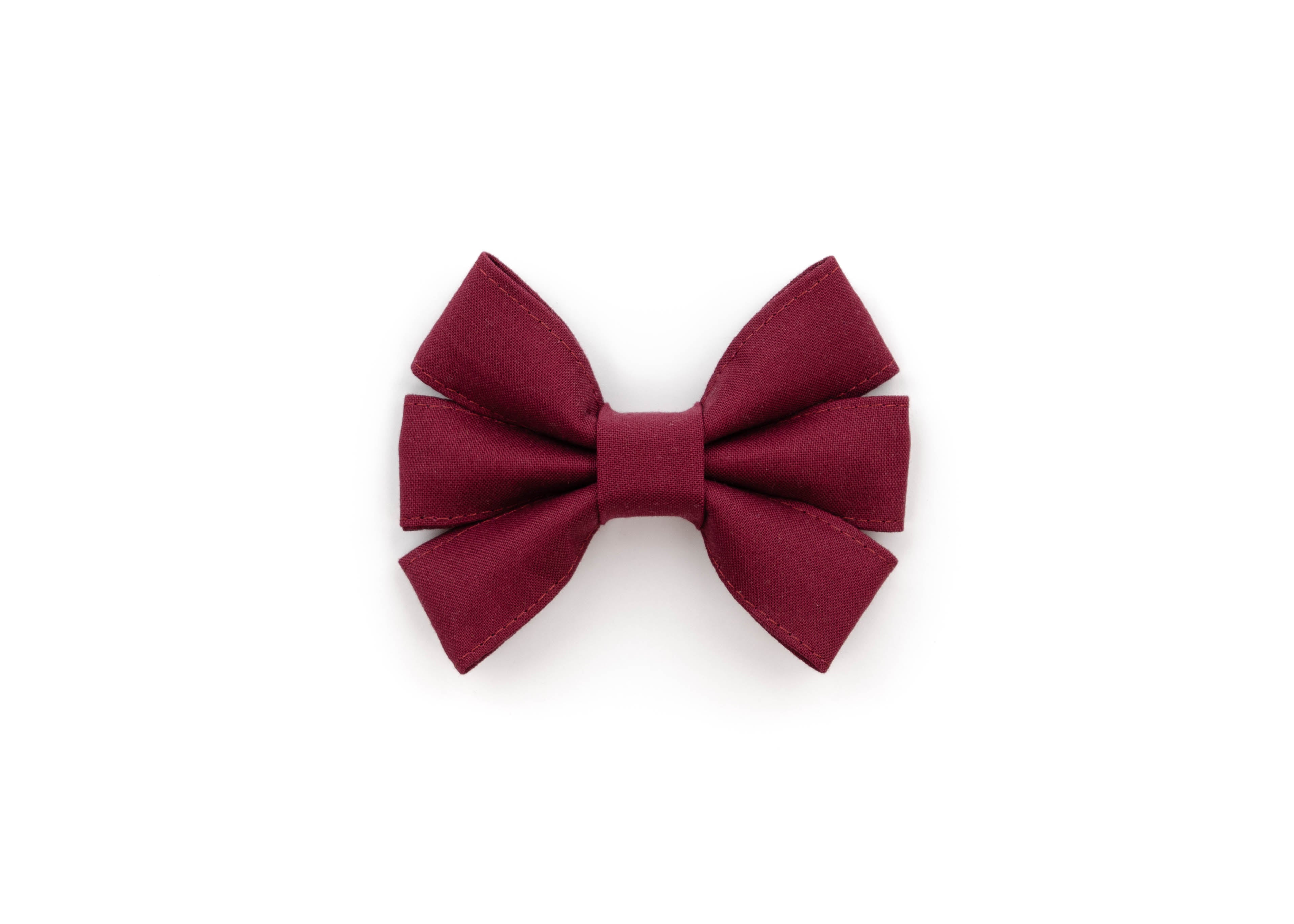 Crimson Girly Bow – PuddleJumperPups